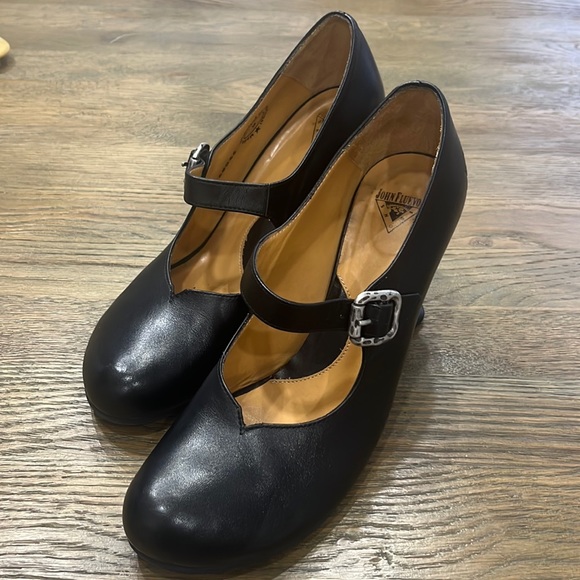 John Fluevog | Shoes | John Fluevog Black Heels | Poshmark
